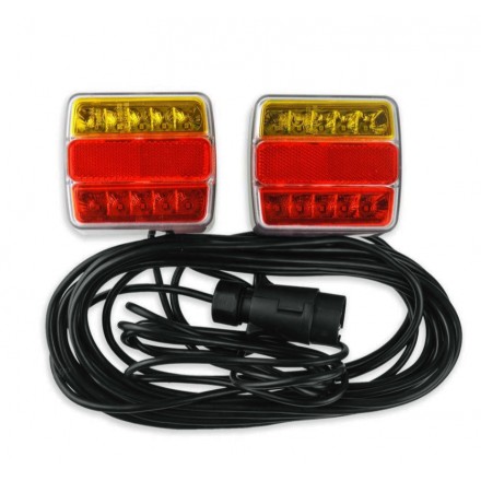Lampa spate LED cu magnet cu cablu mufa 7 pini set - Lampi Auto Shop